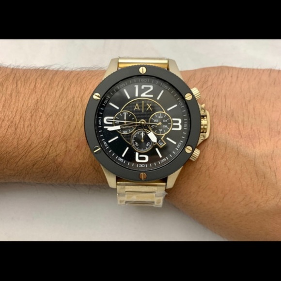 Armani Exchange | Accessories | Armani Exchange Ax511 48mm Mens Watch ...